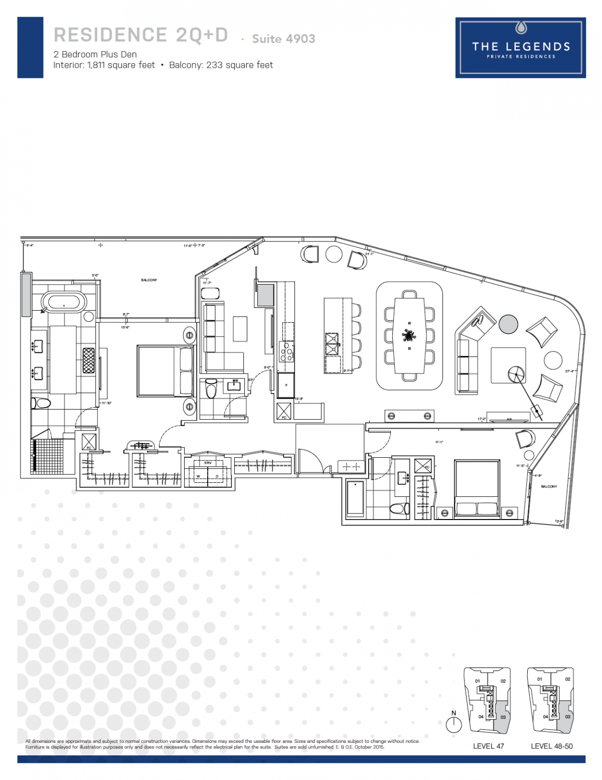 Plan 2W - Legends Private Residences